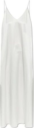 Lisa Yang Femme, Robes, Blanc, Taille: 38 FR Robe Nuisette en Soie