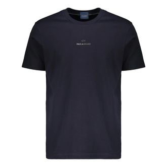 Paul & Shark Baumwoll-Rundhals-T-Shirt - - Tops - Herren - Blau - S