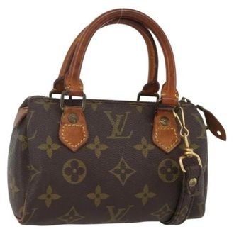 Louis Vuitton Pre-owned Canvas Mini Bag - - Pre-owned - Damen - Braun - ONE SIZE