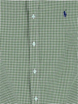 Polo Ralph Lauren Stretch Cotton Check Shirt - Green