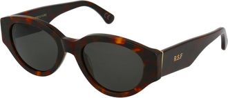 Retro Superfuture unisex, Accessoires, Brun, Taille: 53 MM Lunettes de soleil Drew Mama