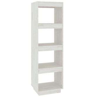 Generic Massivholz Kiefer B&uuml;cherregal, Regal, Standregal, Aktenregal, B&uuml;roregal, Raumtrenner Aufbewahrung f&uuml;r Wohnzimmer(Nat&uuml;rlich 40x35x71cm) (Wei&szlig; 10)