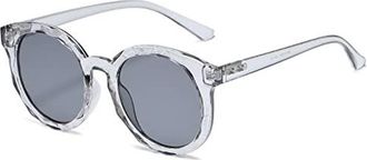 Generic Lunettes de soleil pour femmes avec monture ronde Street Shot, lunettes de plage pour les vacances en plein air et la conduite (couleur : B, taille : 