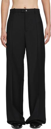 Jil Sander Wool Mohair Canvas Trousers