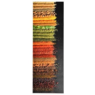 vidaXL Tapis de Sol de Cuisine Lavable Paillasson Moquette de Sol Tapis Antid&eacute;rapant Bureau Salon Couloir Maison Int&eacute;rieur Epice 45x150 cm