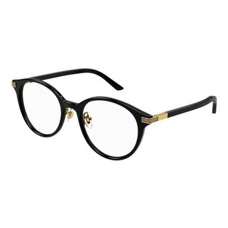 Gucci Web Round Frame - - Accessories - Damen - Schwarzk - 52 MM