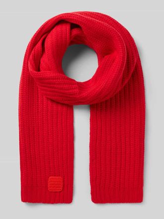 Max & Co. Schal aus Wolle mit Label-Patch