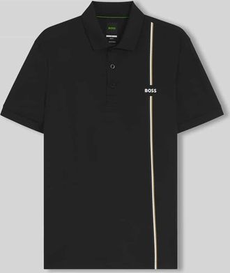 HUGO BOSS Regular Fit Sport T-Shirt mit Logo-Tape