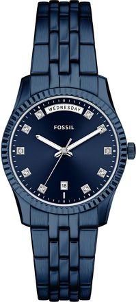 Fossil Uhr Fossil Scarlette ES5476 Dunkelblau