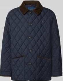 Polo Ralph Lauren Regular Fit Steppjacke mit Cord Umlegekragen