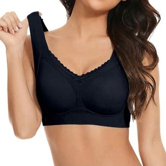 Generic Femme Soutien Gorge avec Bonnet Complet Fermeture Devant Sexy Soutien Gorge Grande Taille sans Armature Maintien Fort Soutiens-Gorge De Sport Soutien 