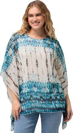 Ulla Popken Damen, 2-lagig Bluse, Schneeweiß, 50-52