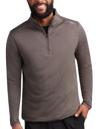 Spyder Herren-Sweatshirt mit Viertelrei&szlig;verschluss, leicht, weiches Fleece, athletischer Pullover, Fitness- und Lauf-Sweatshirts f&uuml;r Herren, Polar Zip, Mediu