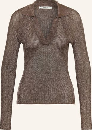 Gestuz Pullover Gzsilvi Mit Glitzergarn silber