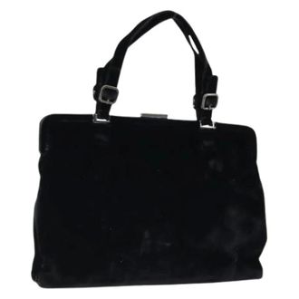 Prada Sac &agrave; main vintage doccasion - Femme - Pre-owned - Noir - Taille: ONE Size