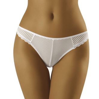 Wolbar Dame String Unterhose Unterw&auml;sche WB117, Wei&szlig;,L