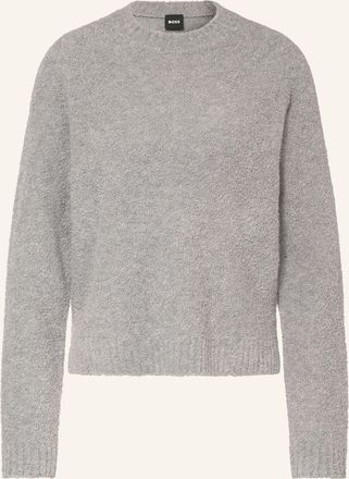 HUGO BOSS Boucl&eacute;-Pullover Febisana grau