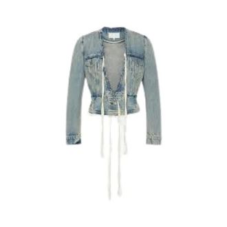 Maison Margiela Damen, Jacken, Blau, SGr&ouml;&szlig;e