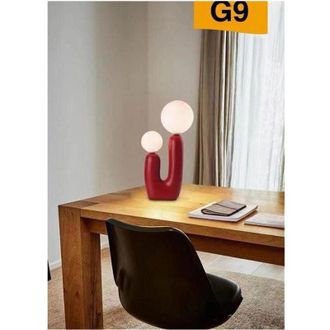 Trade Shop Trade Shop Traesio - Trade Shop - lampada led by tavolo lume alien attacco 2XG9 max 60W IP20 variationen D14 - Rot
