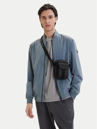 Calvin Klein Umh&auml;ngetasche Webbing Strap Slim Reporter LV04D3281G Schwarz