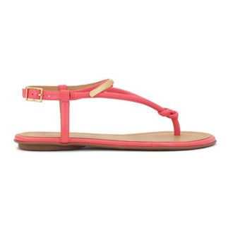 Kazar Rosa flache Sandalen mit Metallverzierung - - Shoes - Damen - Rosa - 41 EU