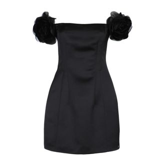 Elisabetta Franchi Abito Spalle Rouge - - Dresses - Damen - Schwarzk - XS