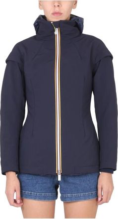 K-Way Femme, Vestes, Bleu, Taille: 42 FR Soraye 3L Bonded Jacket