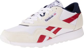 Reebok Herren Klassisches Nylon Turnschuhe Schuhe,Ftwwht Flasrd Vecnav,34 EU