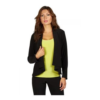 Frank Lyman Design Schwarzer Drapierter Cardigan - - Knitwear - Damen - Schwarzk - XL