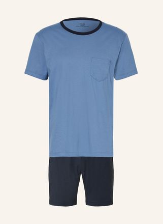 CALIDA Calida Shorty-Schlafanzug Relax Essentials blau