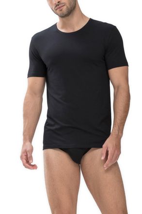 Mey Unterziehshirt MEY Dry Cotton, Herren, Gr. 8 (XXL), N-Gr, schwarz, Single Jersey, Obermaterial: 57% Baumwolle, 38% Polyester, 5% Elasthan, unifarben, 