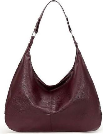 Generic Sac &agrave; bandouli&egrave;re vintage pour femme, sac &agrave; main en cuir v&eacute;g&eacute;talien, sac &agrave; main en croissant de croissant, sac &agrave; main d&eacute;contract&eacute; et tendance pour le 