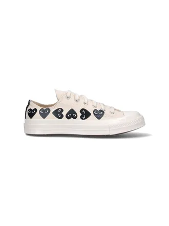 Comme Des Garçons Converse Multi Heart Chuck 70 Low Top Sneaker
