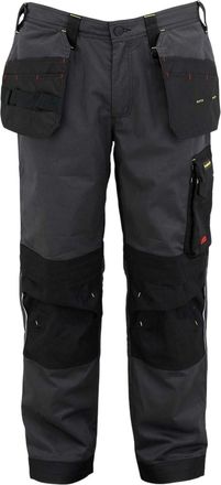 Dunlop Arbeitshosen f&uuml;r Herren (Holzkohle/Schwarz)
