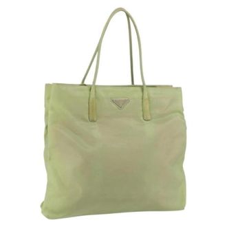 Prada Pre-owned Nylon Tote - - Pre-owned - Damen - Gr&uuml;n - ONE SIZE