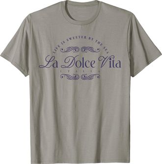 Trendy Apparel Life is Sweeter by The Sea Dolce Vita Italia T-Shirt