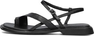 Vagabond Schwarze Ledersandalen Izzy 001.1 - - Shoes - Damen - Schwarzk - 38 EU