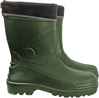 Lemigo Bottes de sécurité en caoutchouc doublées - Bottes dhiver (BLWADER), vert, 44 EU