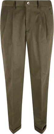 Herno Homme, Pantalons, Vert, Taille: XL Pantalon en velours de coton stretch
