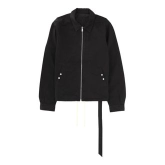 Rick Owens Homme, Vestes, Noir, Taille: S Giacca - Zipfront Jkt