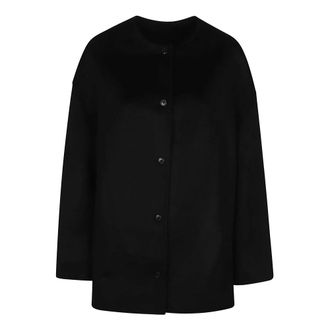 Loulou Studio Damen, M&auml;ntel, Schwarzk, 2XSGr&ouml;&szlig;e