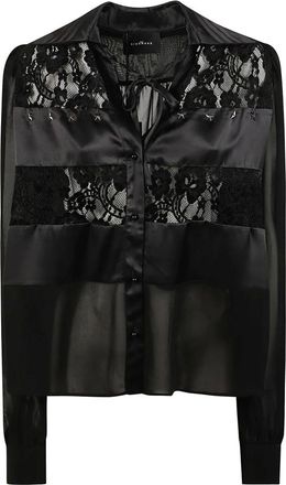 John Richmond Chemise Albis Manches Longues - Femme - Blouses et Chemises - Noir - Taille: 38 FR