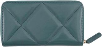 Chanel Portefeuille long (bi-pli) Pre-owned - Femme - Pre-owned - Vert - Taille: ONE Size