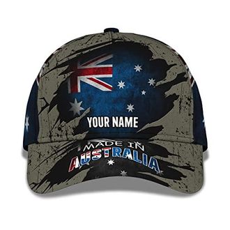 Generic Patriotique Fabriqu&eacute; en Australie avec Le Drapeau Australien Femme Homme Strapback Cap Protection Solaire Casquette De Baseball Anti-UV Casquette-Hip 