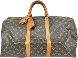 Louis Vuitton unisex, Pre-owned, Brun, Taille: ONE Size Pre-owned Keepall bandouliere bag