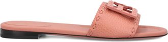 Fendi Sandalen mit FF-Schnalle - Rosa
