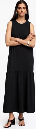 Arket &Auml;rmelloses Midikleid -Schwarz