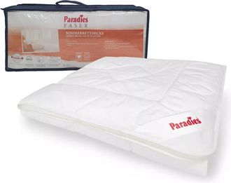 Paradies Paradies Sommerdecke 135x200 cm I Öko-Tex 100 I Atmungsaktive Sommerbettdecke I 135x200 leicht I Steppdecke