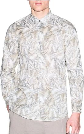 A|X Armani Exchange Homme, Chemises, Beige, Taille: S Casual Chemises