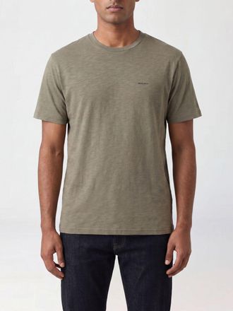 Woolrich T-shirt col rond en coton avec logo imprim&eacute; contrastant
